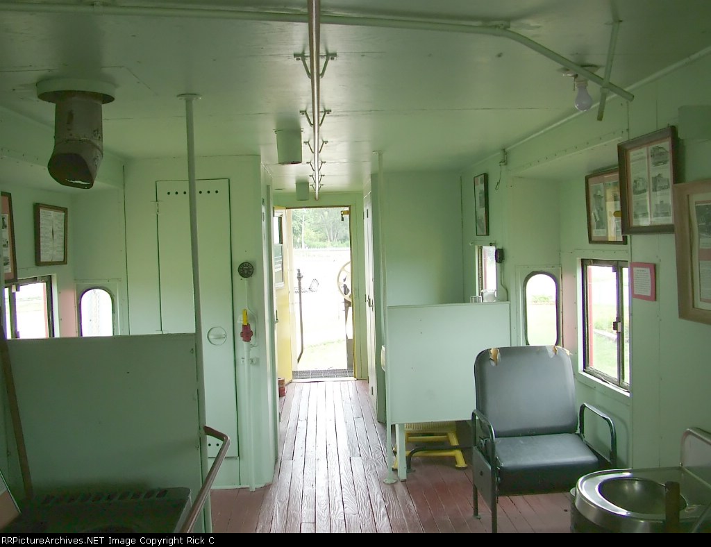 Interior of Caboose